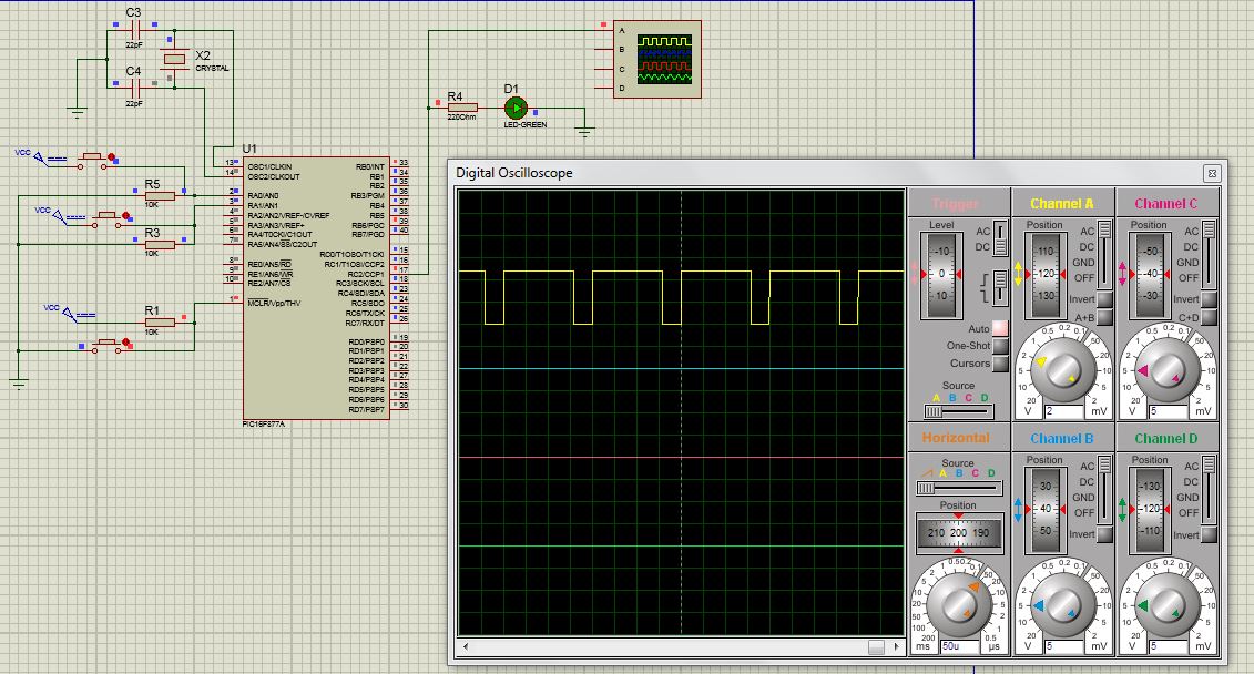 Mechatronics And You Lesson3 Push Button And Pwm With Pic 16f877a Mikroc