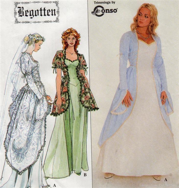 Simplicity Begotten Princess Dress (OOP) 8623 pattern review by Dryadsong