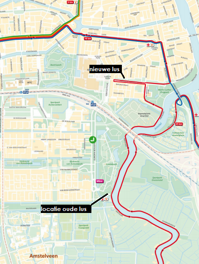 De Hardloper: Parcours aanpassing Marathon Amsterdam