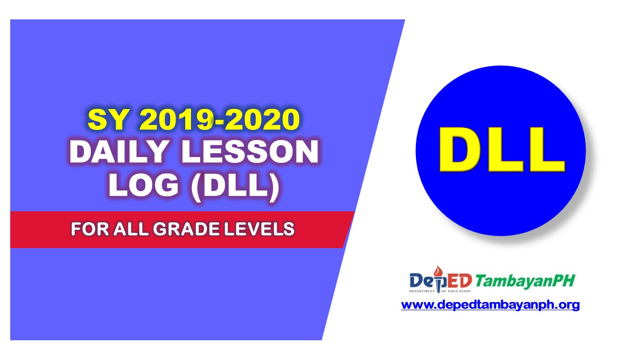 Daily Lesson Log DLL SY 2019 2020 Deped Network Daily Lesson Log DLL SY 2019 2020 Deped Network