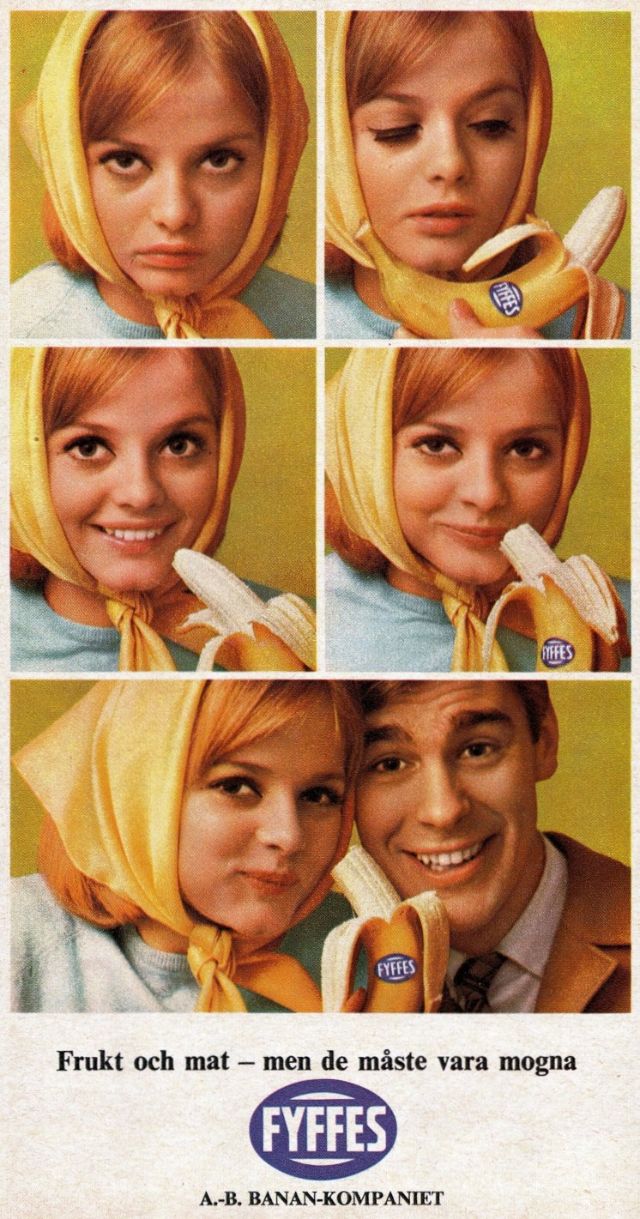 23 Vintage Banana Ads We Love ~ Vintage Everyday