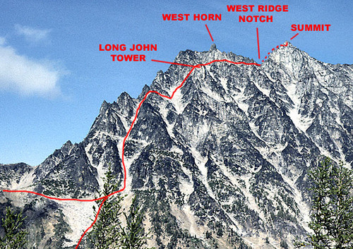 Mount Stuart Climb Project: Route: Mount Stuart - West Ridge Carryover ...