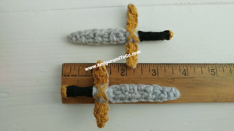 Little Boy Knight Part Two - How To Crochet The Sword