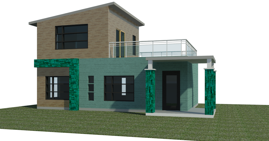 Revit Complete Project #5 | Modern House Design In Revit Architecture ...