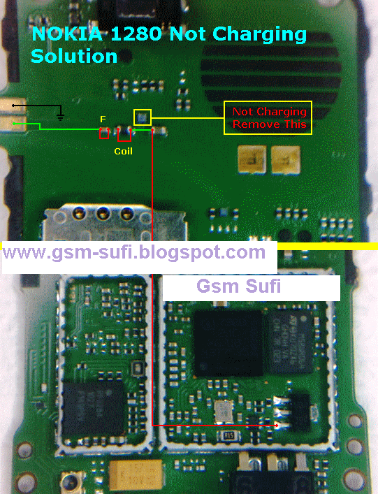 Tips Tricks Tutorial And Solution: Nokia 1280 Not Charging Solution