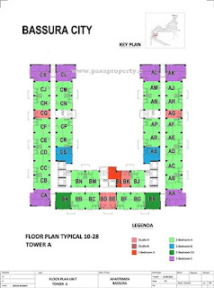 Layout Floor Plan Apartemen Bassura City