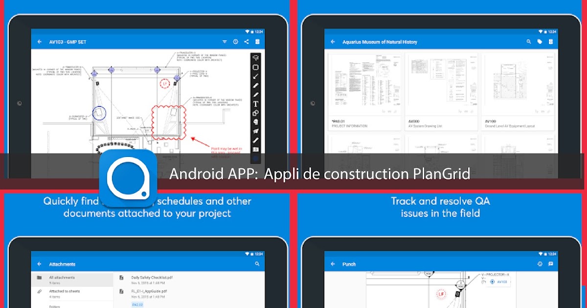 Mobile APP: Appli de construction PlanGrid