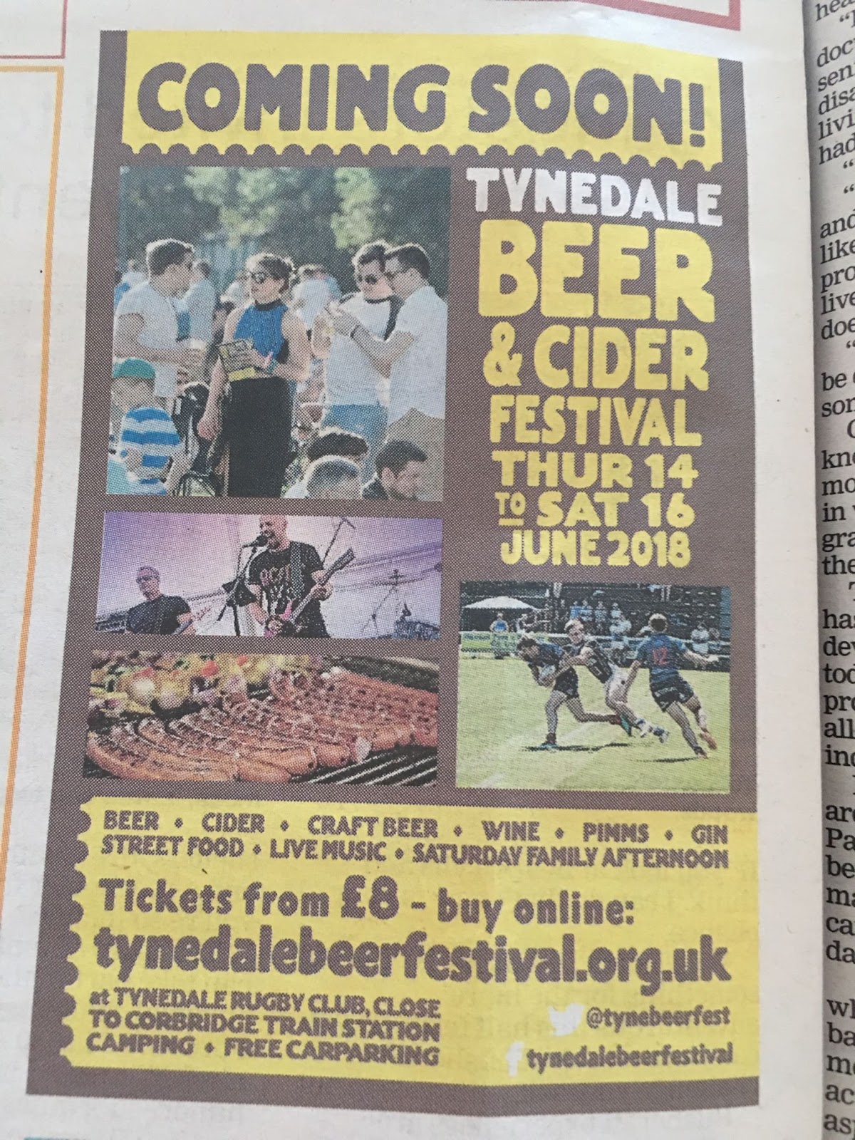 Guy Opperman's Constituency Diary: Tynedale Beer and Cider Festival ...