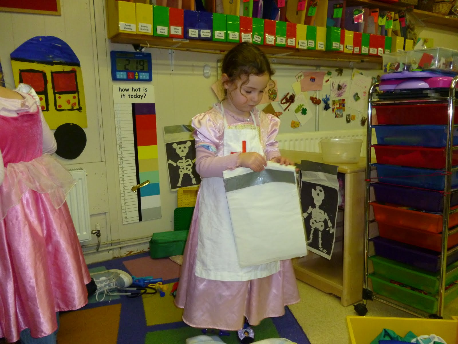 Today at preschool: Hospital Role Play
