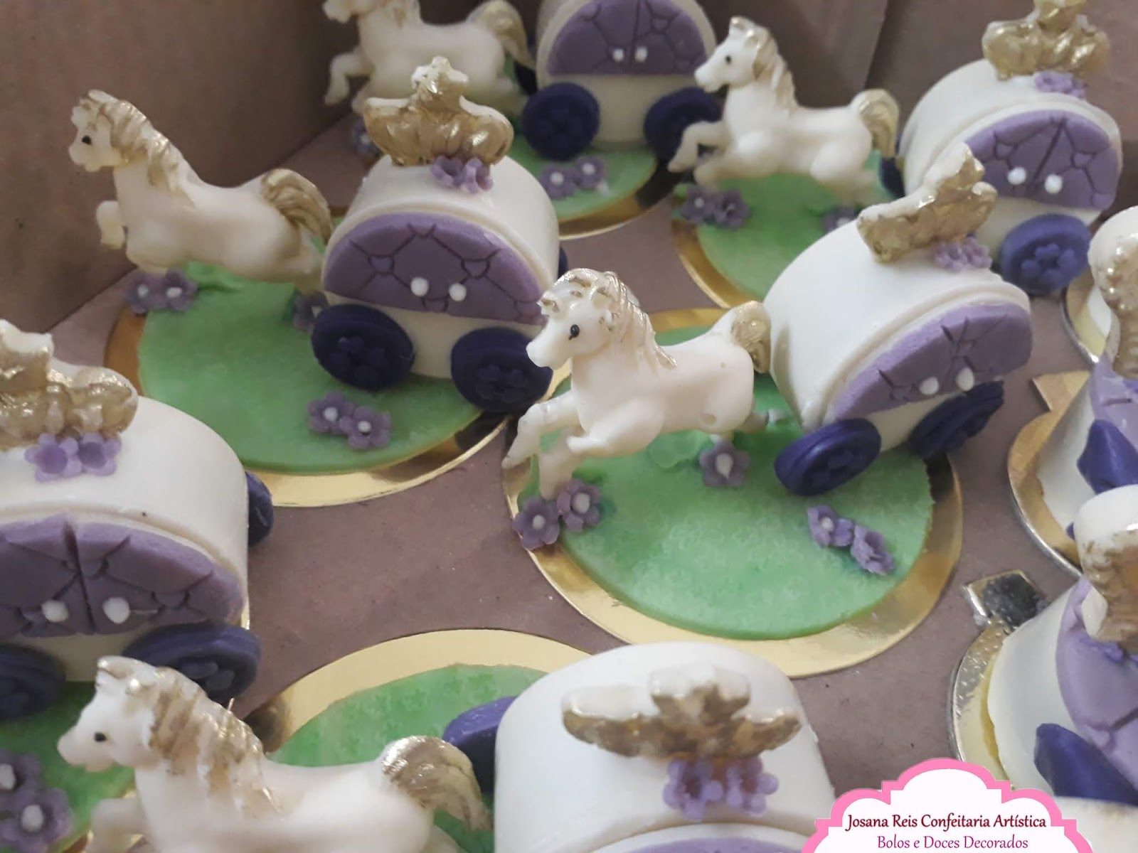 Doces decorados princesa Sofia