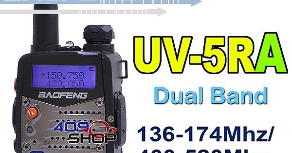 Walkie talkie : BAOFENG UV-5RA 136-174/400-520MHZ ham RADIO