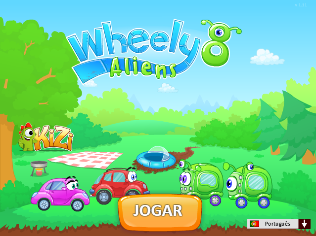 Fe & Fá jogos: Wheely 8 - Aliens