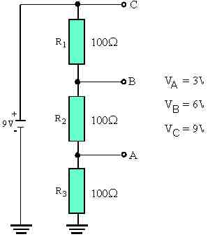 ELETRÔNICA DO PAPAI NOEL: CURSO DE ELETRÔNICA - Divisor de tensão