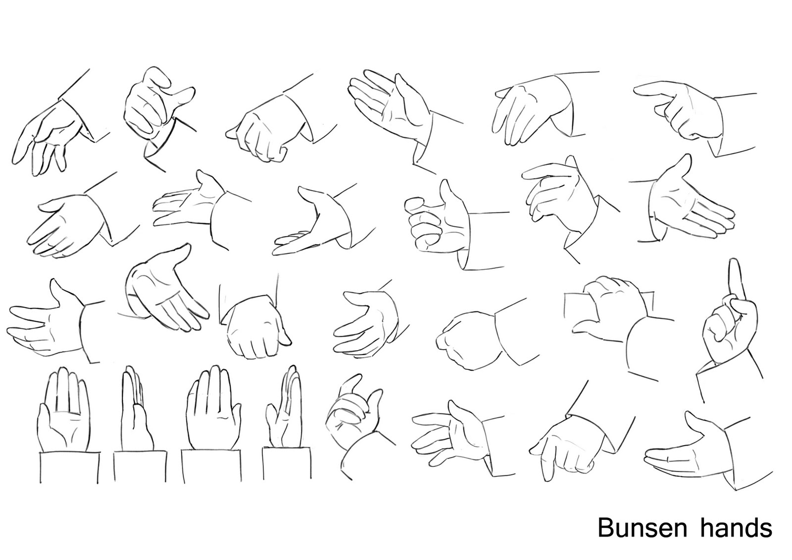 JANOS SZABO: Model sheets for Mondmann