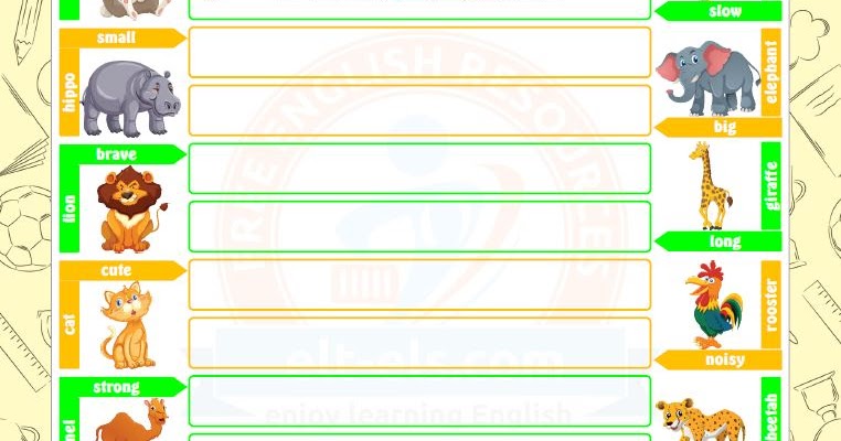 Worksheet: Comparative adjectives with -er | www.elt-els.com