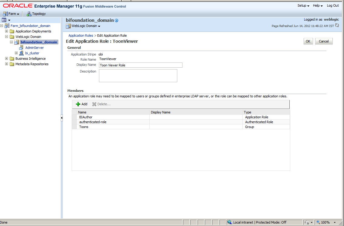 OBIEE2go: OBIEE 11g6: Setting up Access Permissions to Reports and Dashboards