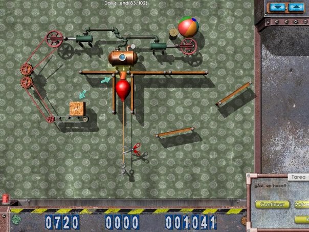 De todo un poco...: Solución Crazy Machines 71 a 89