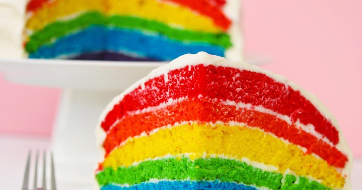 magickoven bakery: HOW TO MAKE A RAINBOW CAKE