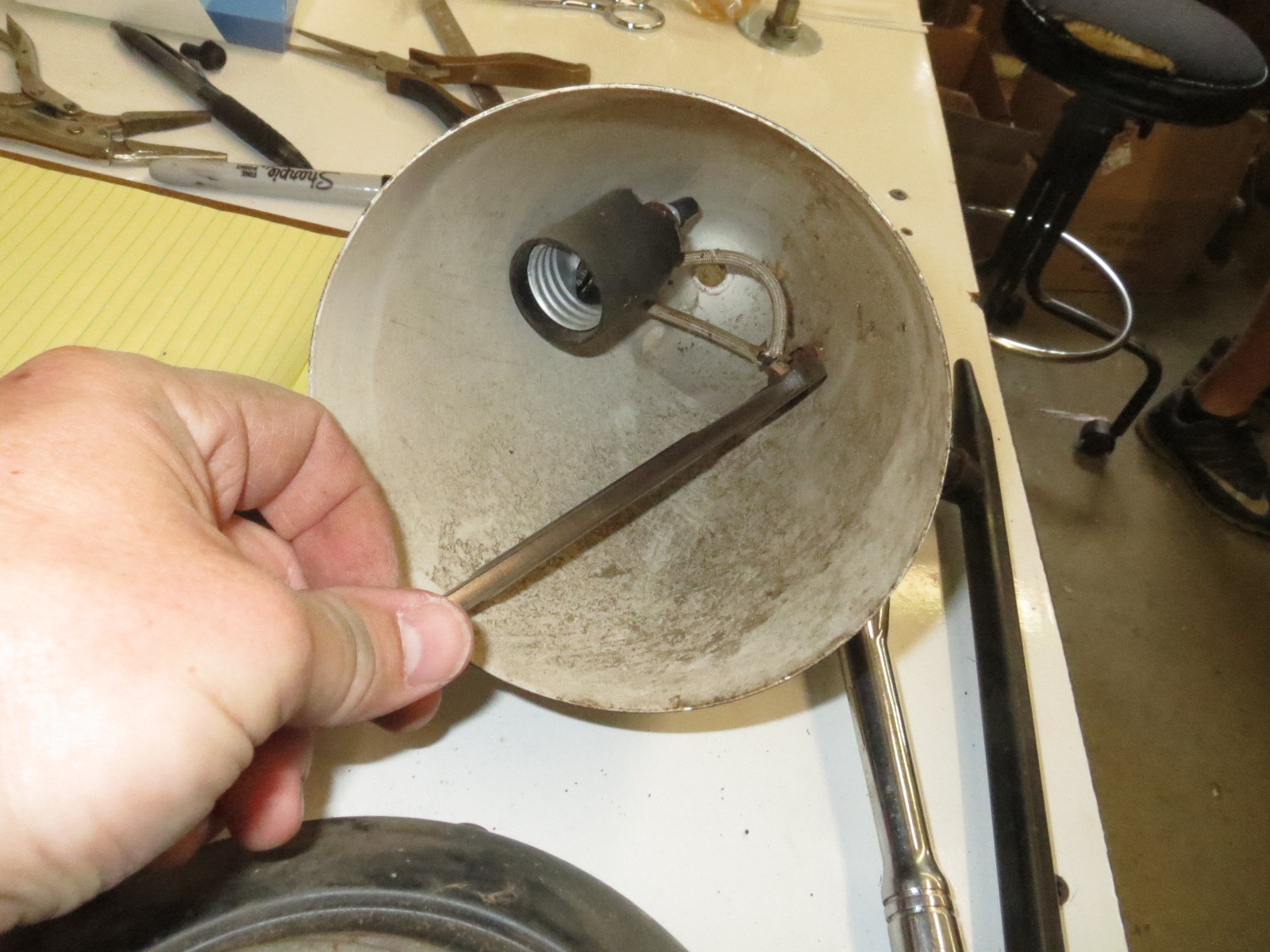 Lamp Parts and Repair | Lamp Doctor: Mid-Century Table Lamp Rewired and ...