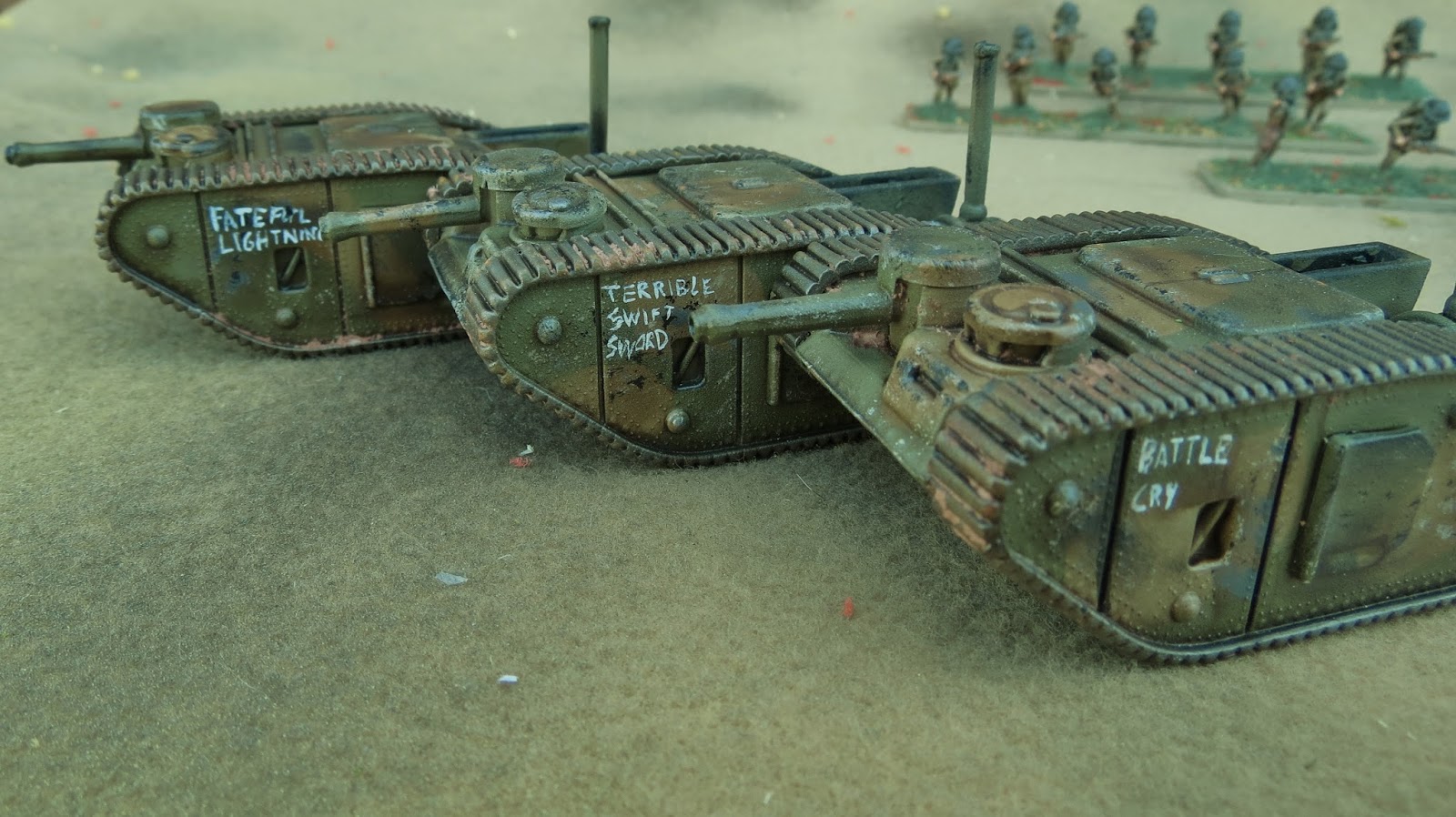 All Quiet on the Martian Front tanks and infantry