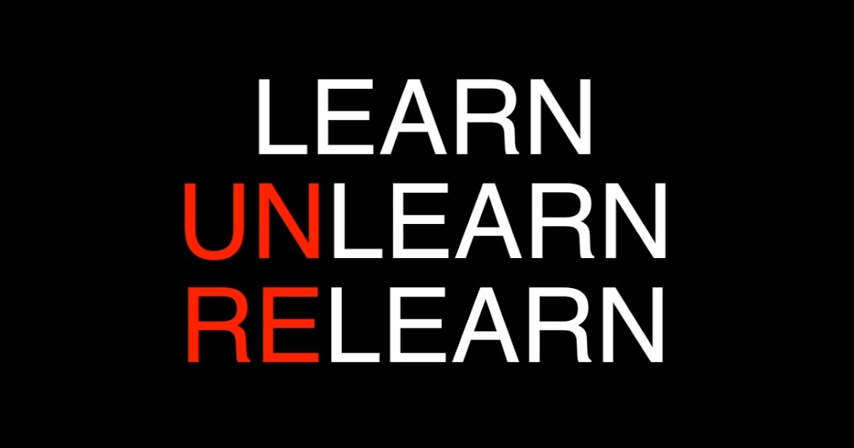Learn, UnLearn and ReLearn: Are Bloggers Required to Be Experts, or at ...