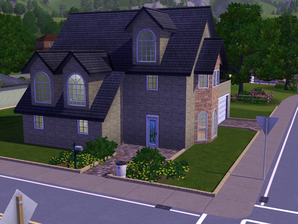 The Sims 3 Houses: The Monotone House in Sunset Valley Remodel