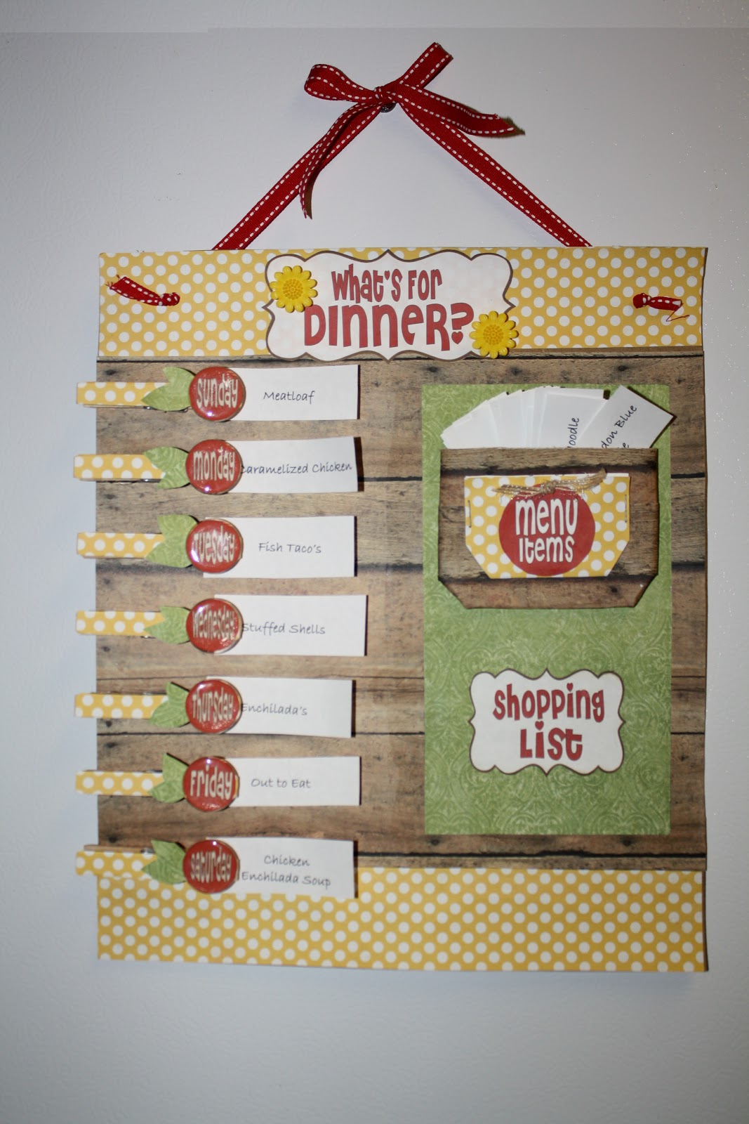 Crafty Momma: Menu Tags