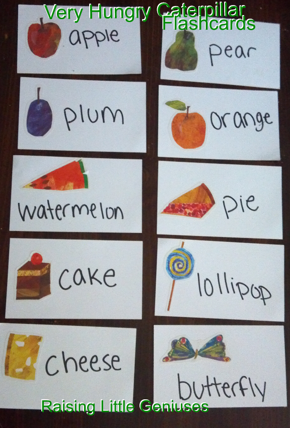 The Very Hungry Caterpillar Flashcards
