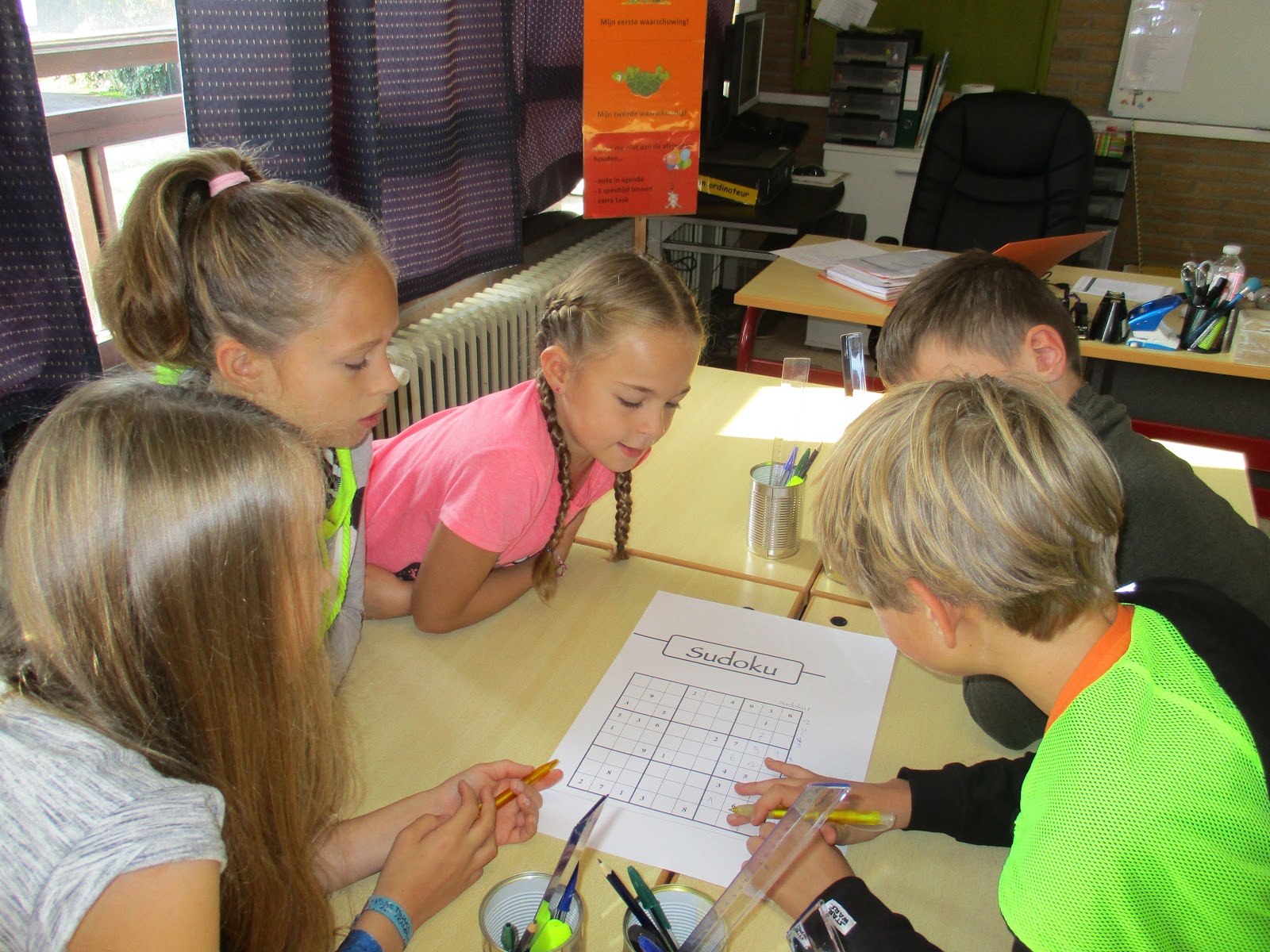 Het vijfde leerjaar!: De 1ste schooldag...