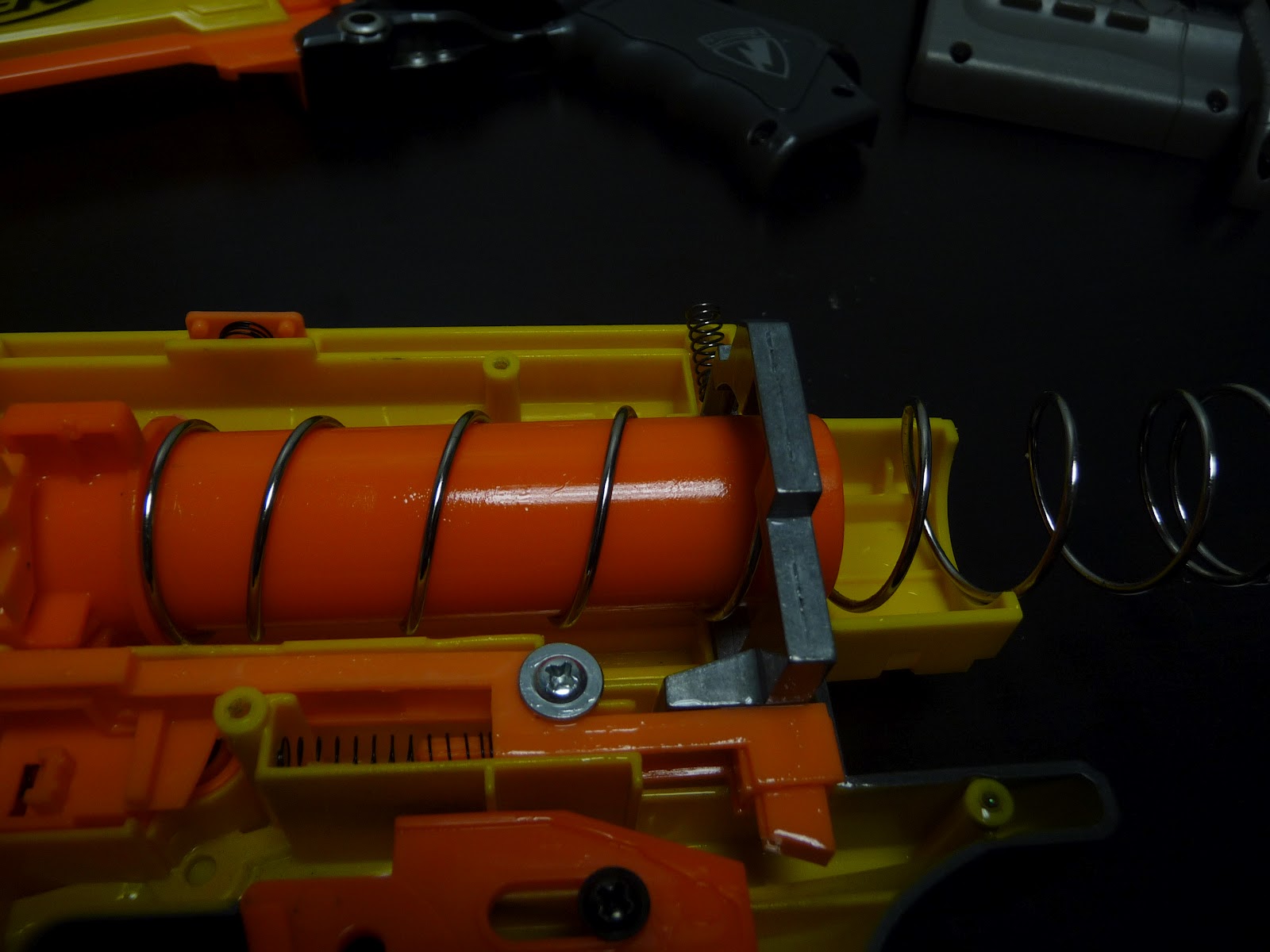 Fobby Mod Works: Nerf Alpha Trooper CS-18 Orange Mod Works Stage 1 kit ...