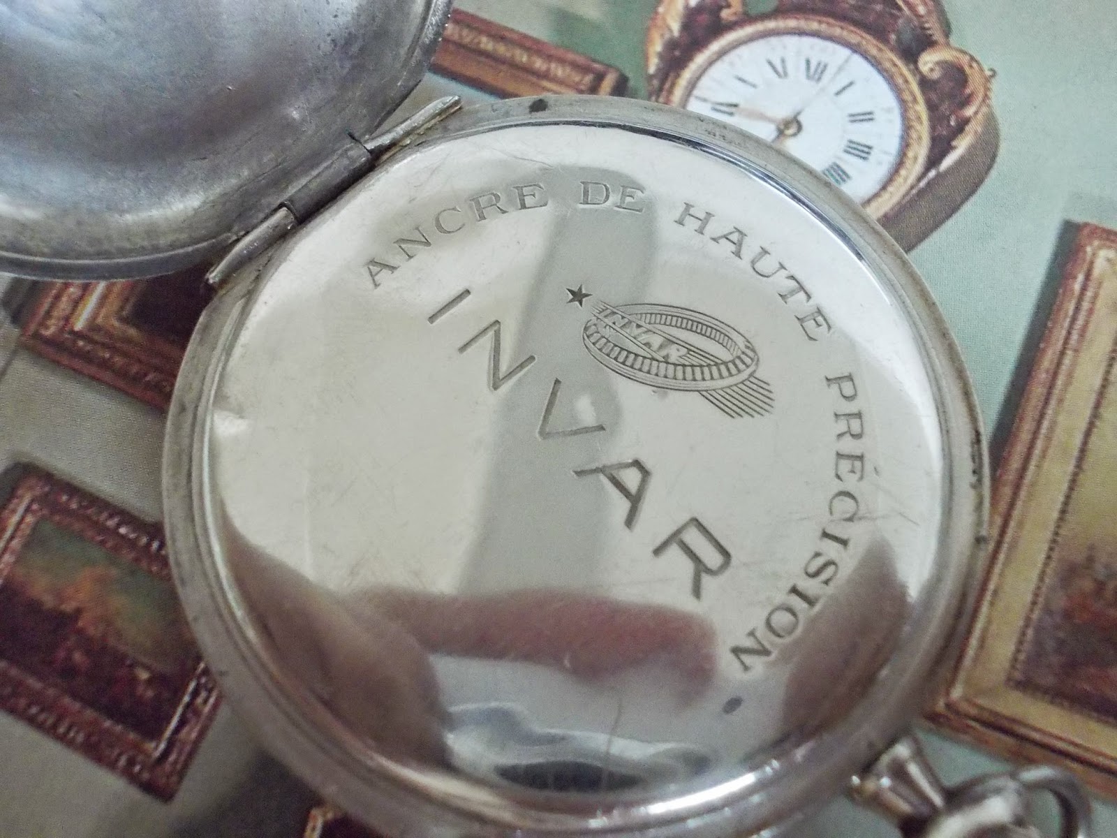 vintage watches: Maurice Wolf Invar Pocket watch