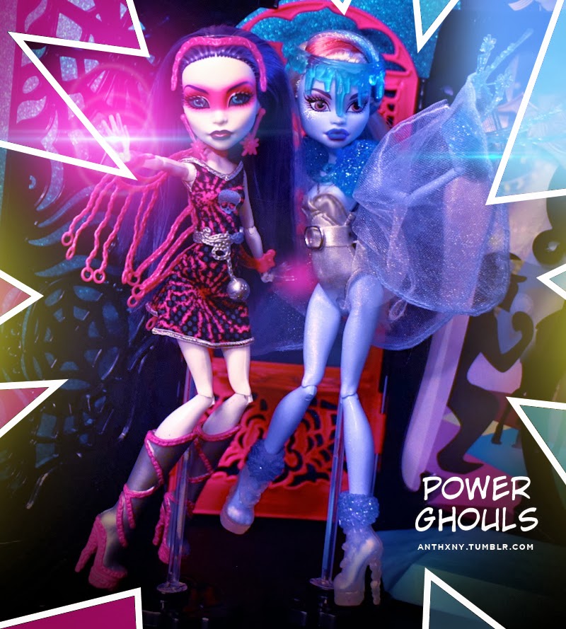 MONSTER HIGH GLITTER: NUEVA IMAGEN DE POWER GHOULS