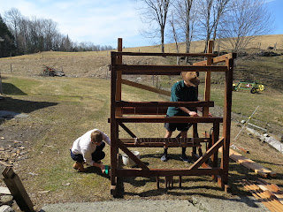 marshfield school of weaving: Birthday's, Blues & Barn Looms.