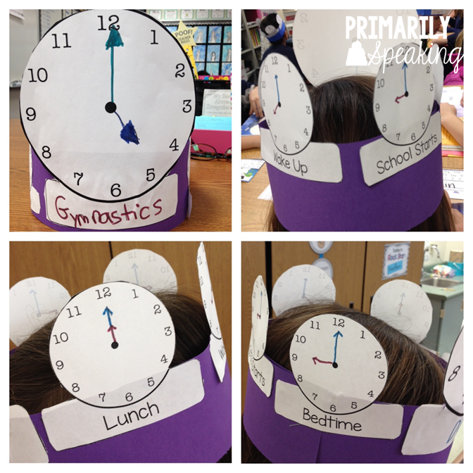 Activities to Practice Telling Time | Primarily Speaking