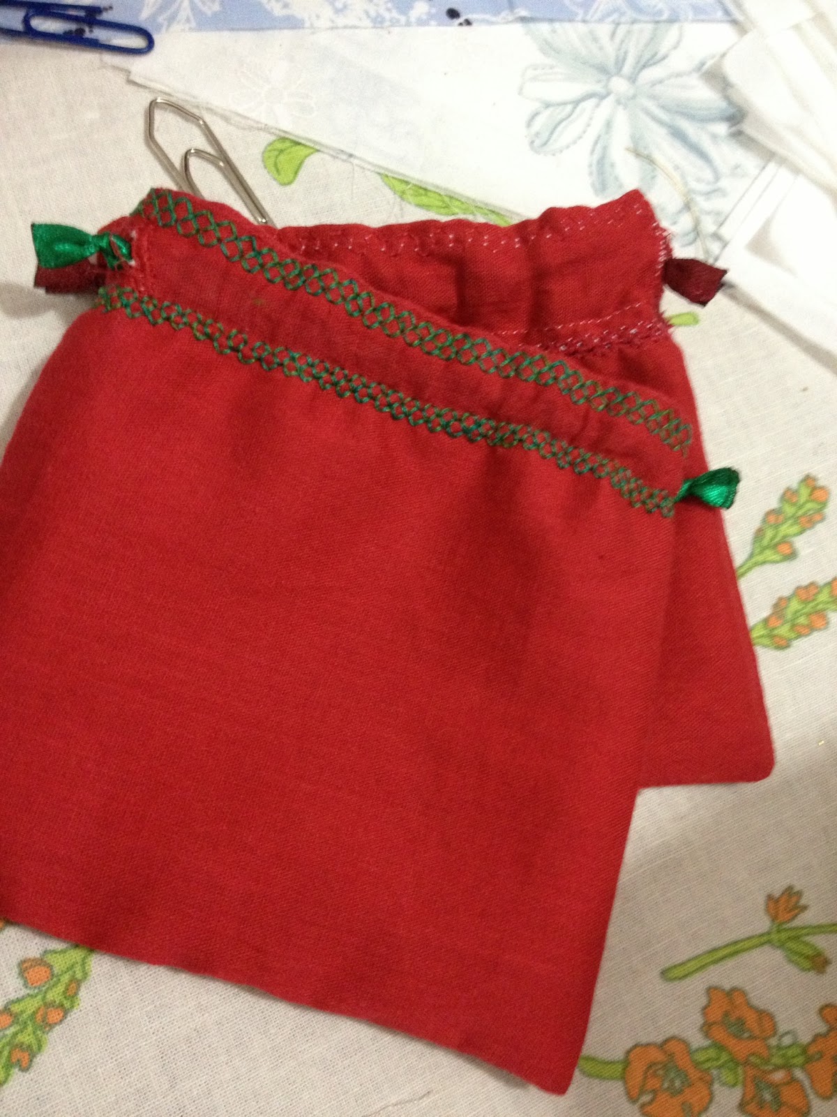 Sunshine and some clouds: DIY Draw-string pouches