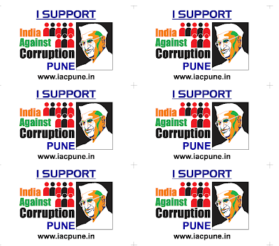 India Against Corruption, Pune: Design Files for Banners, Posters ...