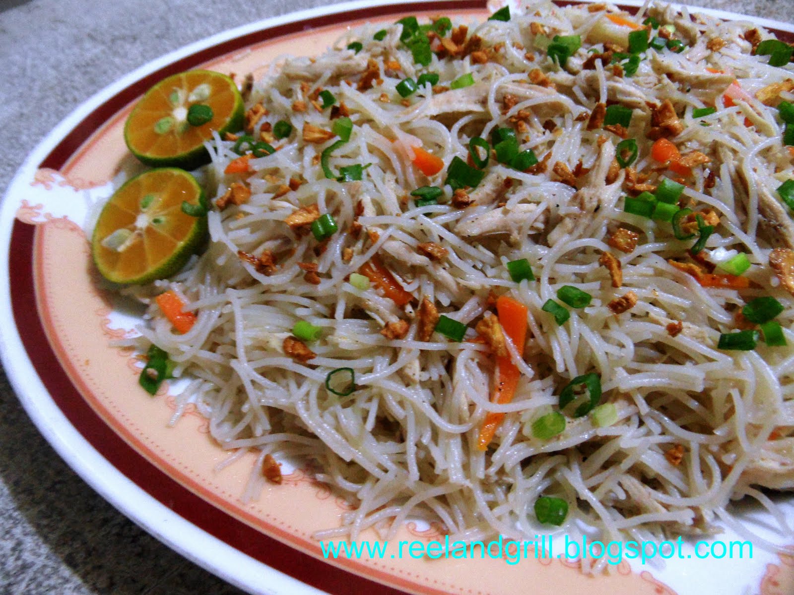 Reel and Grill: Pancit Puti (Thin Rice Noodles Cooked in Savory Broth)