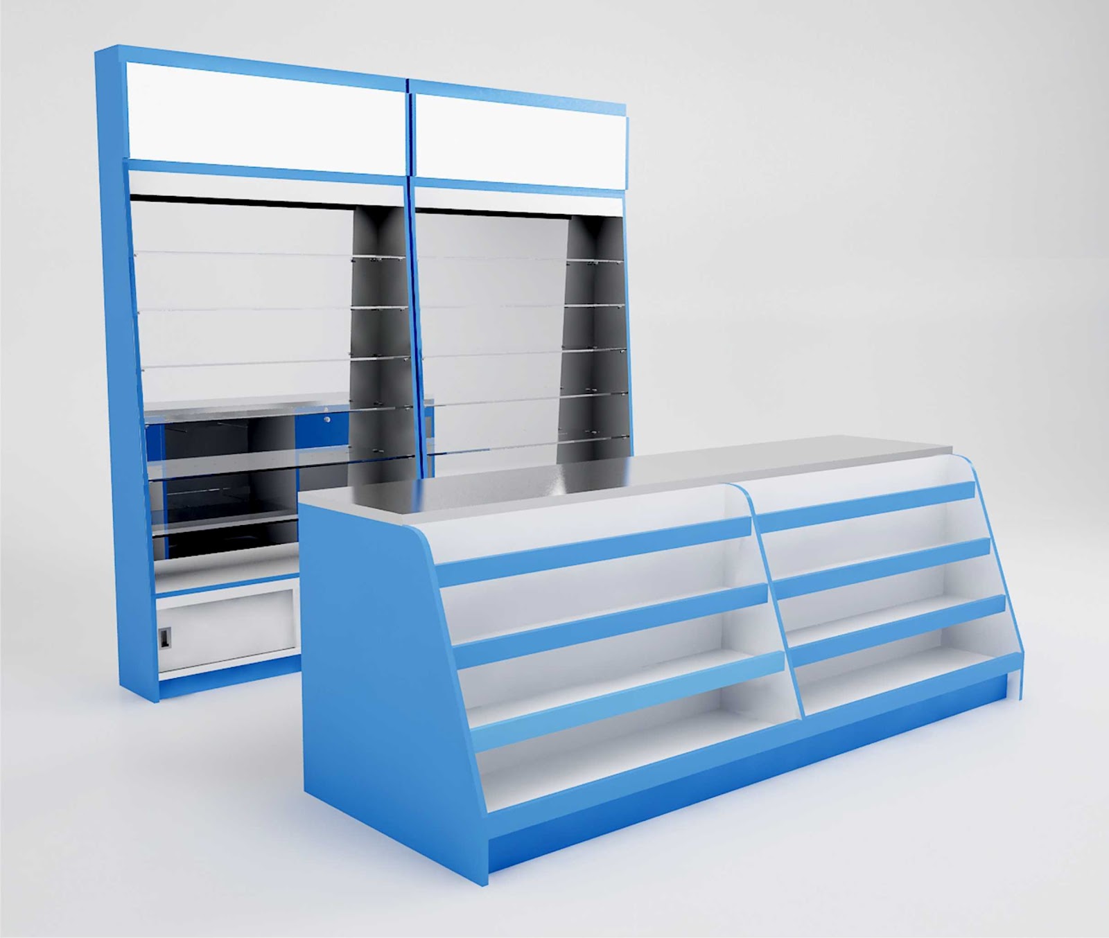 interior design & specialist meja kasir: 1 set desain meja kasir tk ...