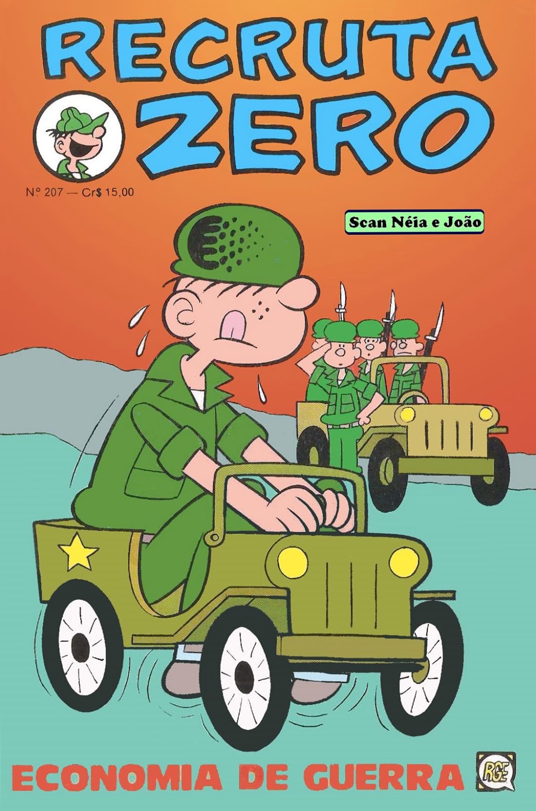 ROCK & QUADRINHOS SCANS: RECRUTA ZERO 207(RGE)-NOVEMBRO DE 1979