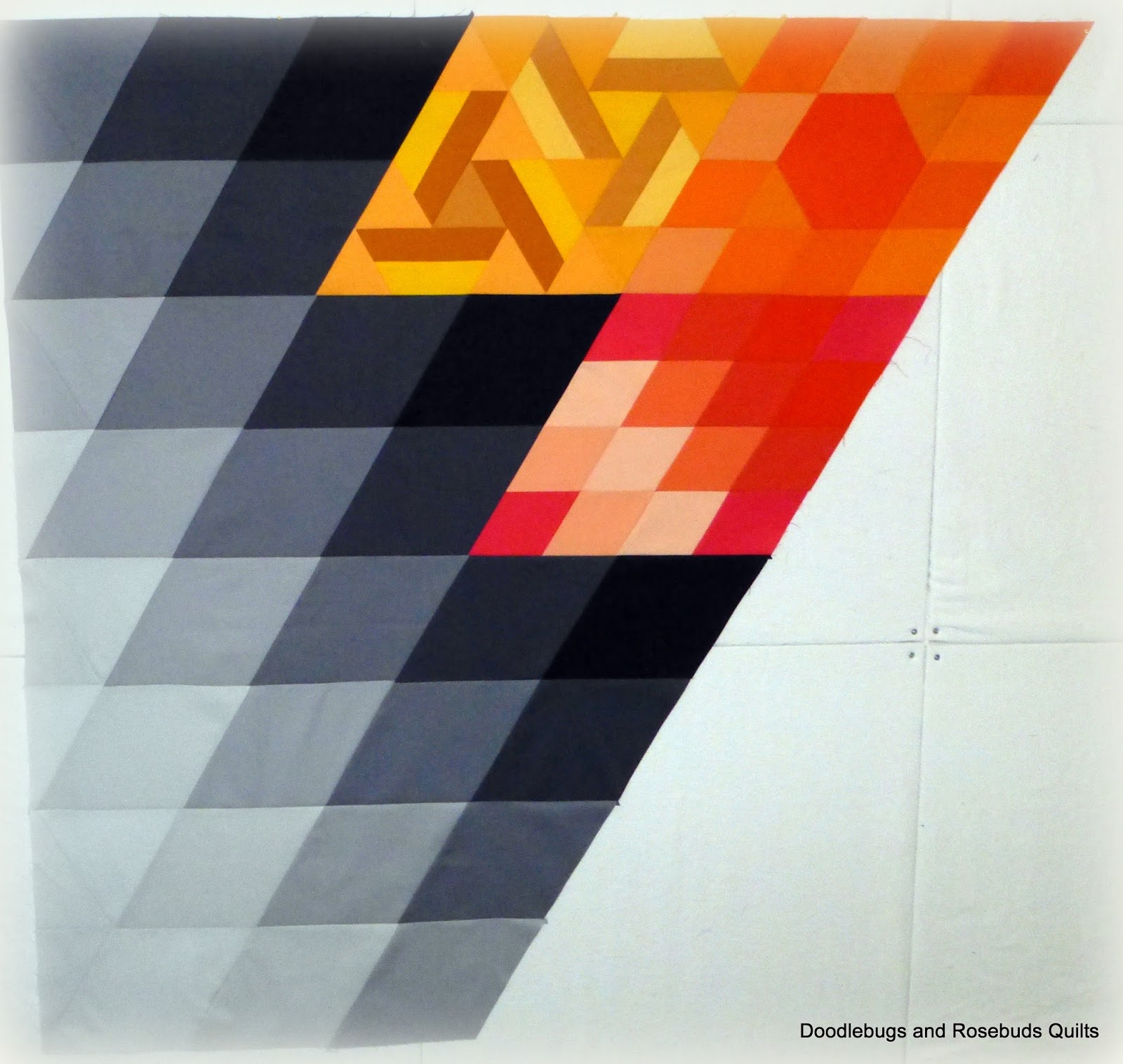 Doodlebugs and Rosebuds Quilts: Gravity Sections