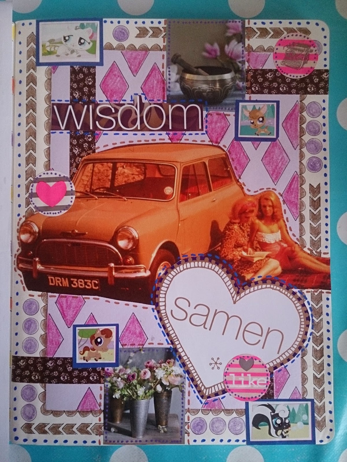 Caatje's Artsy Stuff: Collage Book Pages