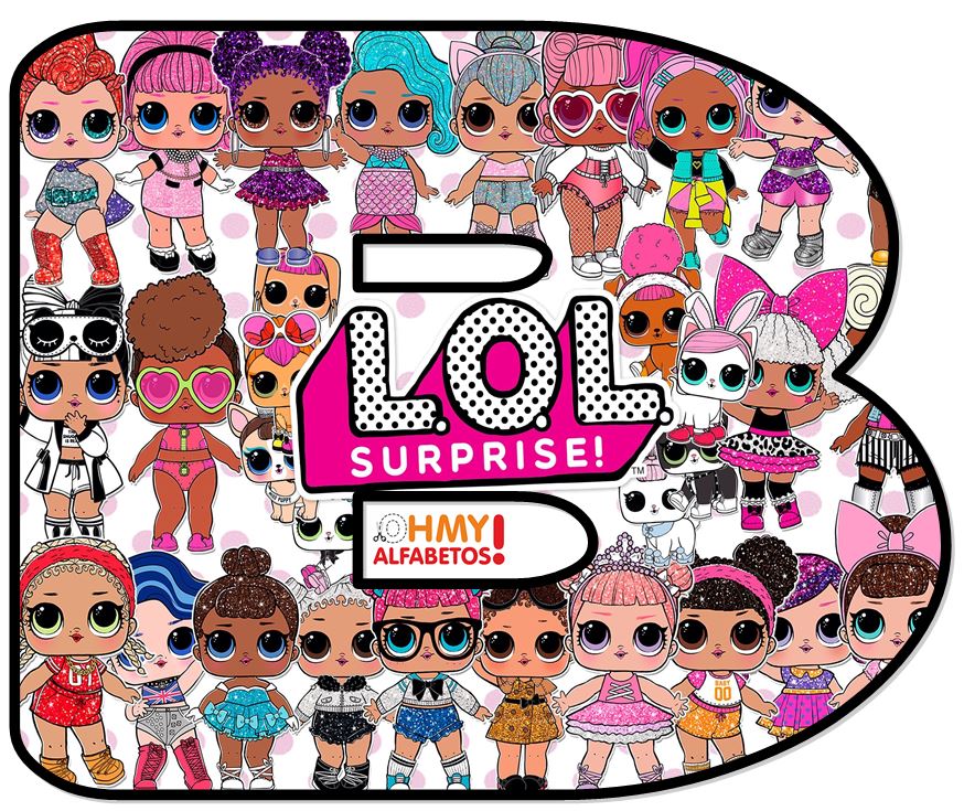 Abecedario LOL Surprise. Nice LOL Surprise Alphabet. - Oh my Alfabetos!