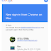 Google Sends Email Notifications for New Sign-ins