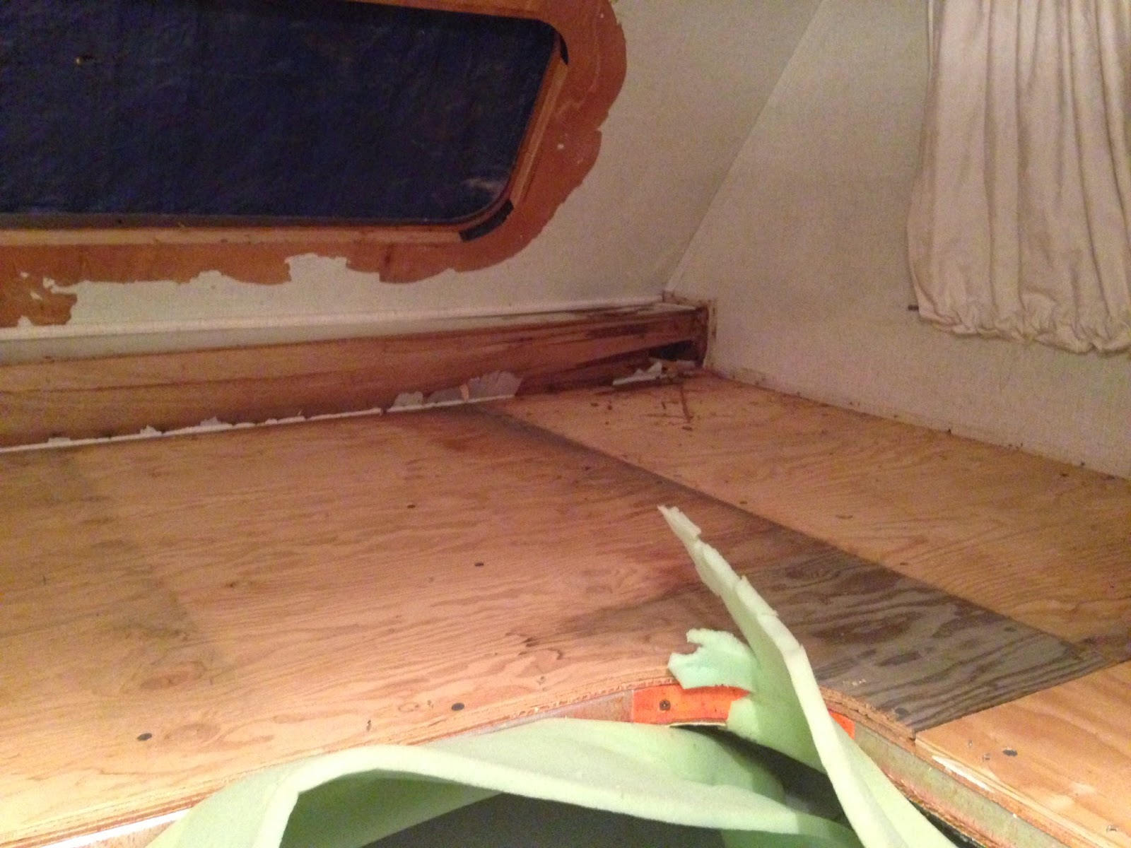 Our RV Saga: Class C RV Cab Over Bunk Inspection