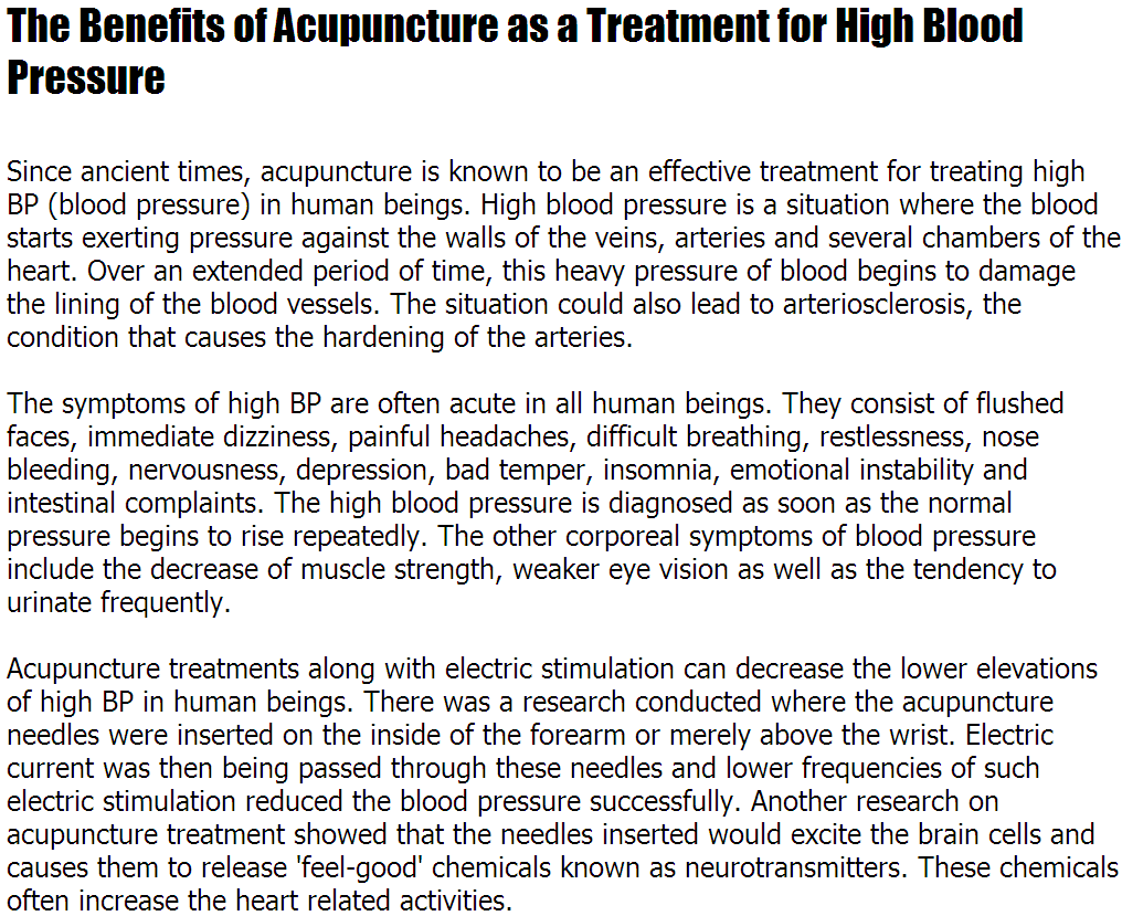 High Blood Pressure Treatment High Blood Pressure Acupuncture The high-blood-pressure-treatment-high-blood-pressure-acupuncture-the