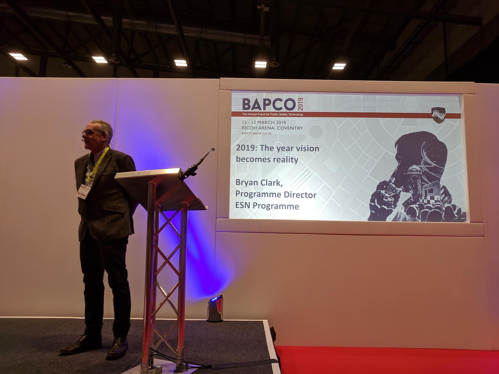 Update on UK's Emergency Services Network (ESN) from #BAPCO2019 - Molly ...