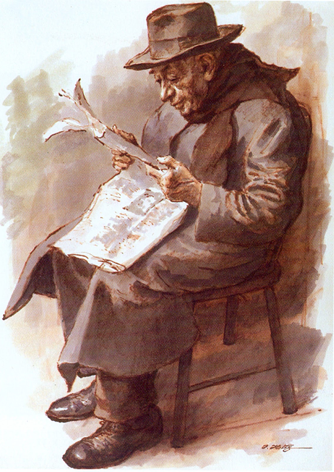 Reading and Art: Itshak Holtz