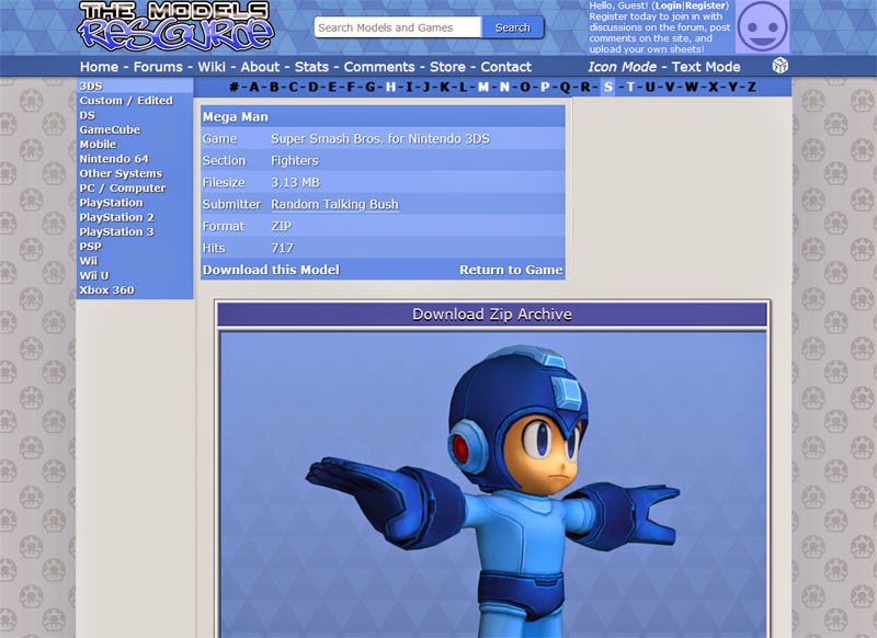 Webs Recomendadas: models-resource.com