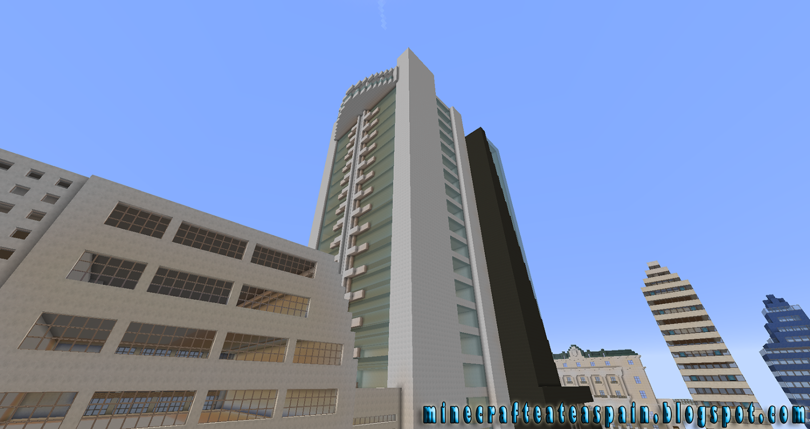 Como Hacer Un Edificio De Oficinas En Minecraft
