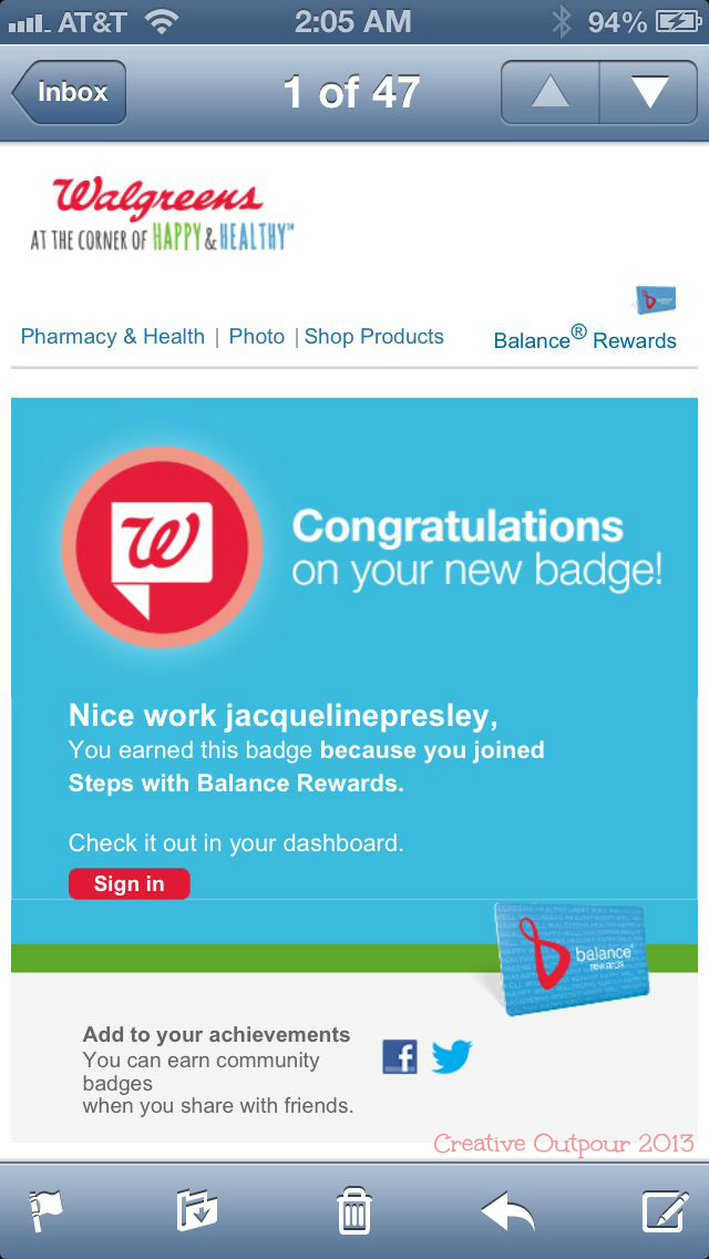 Creative Outpour: Setting Fitness Goals with Walgreens New Steps with ...